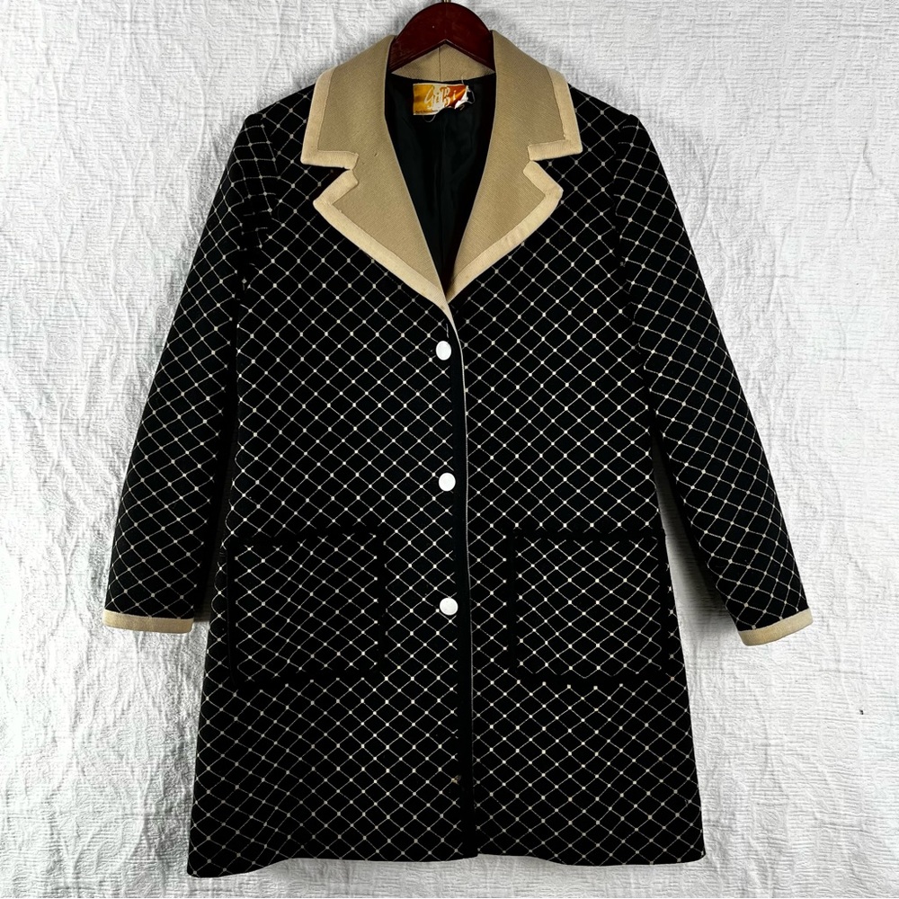 Gibi Roma Vintage Italian 100%Virgin Wool Jacket Blac… - Gem